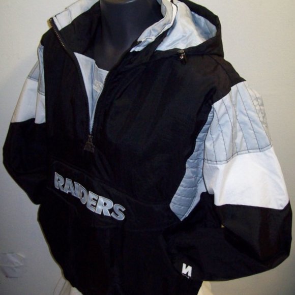 STARTER Fall 2018 | Jackets & Coats | Oakland Raiders Starter Half Zip ...